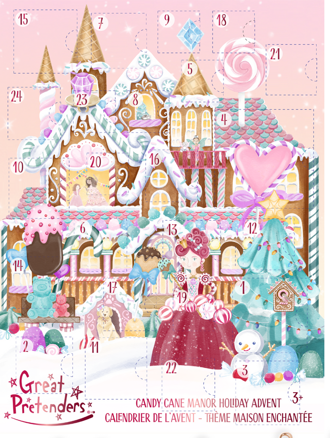 Advent Calendar - Jewelry Candy Cane Manor – Buddies Toys