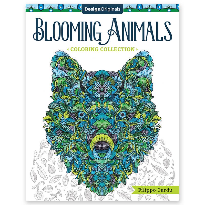 Coloring Book - Blooming Animals – Buddies Toys