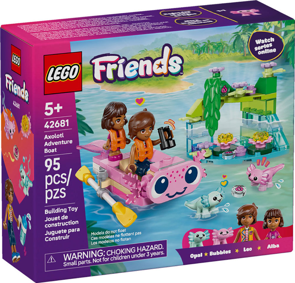 42681 Friends - Axolotl Adventure Boat – Buddies Toys