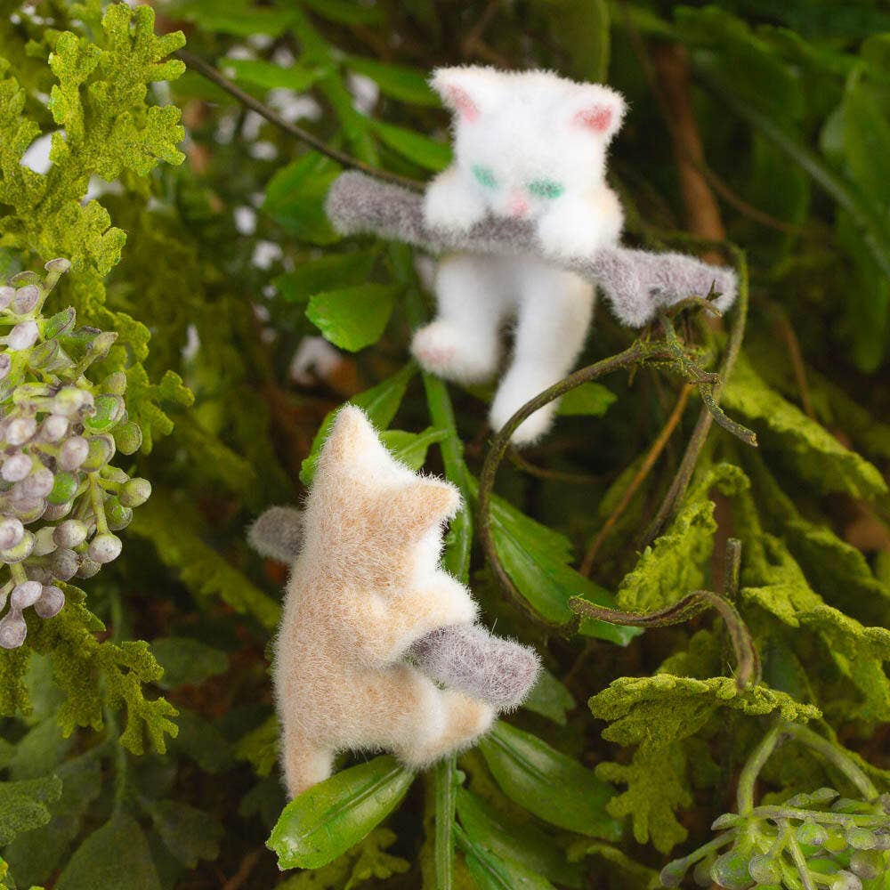 Mini Flocked Animals - Climbing Cats – Buddies Toys