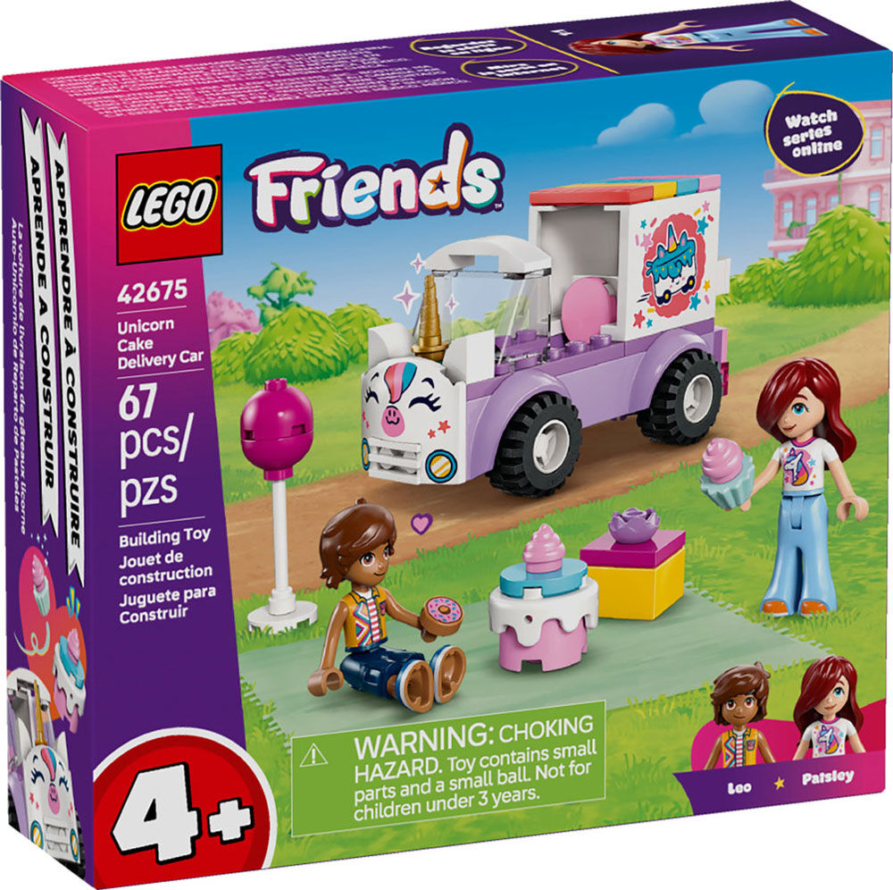 42675 Friends - Unicorn Cake Delivery Car – Buddies Toys