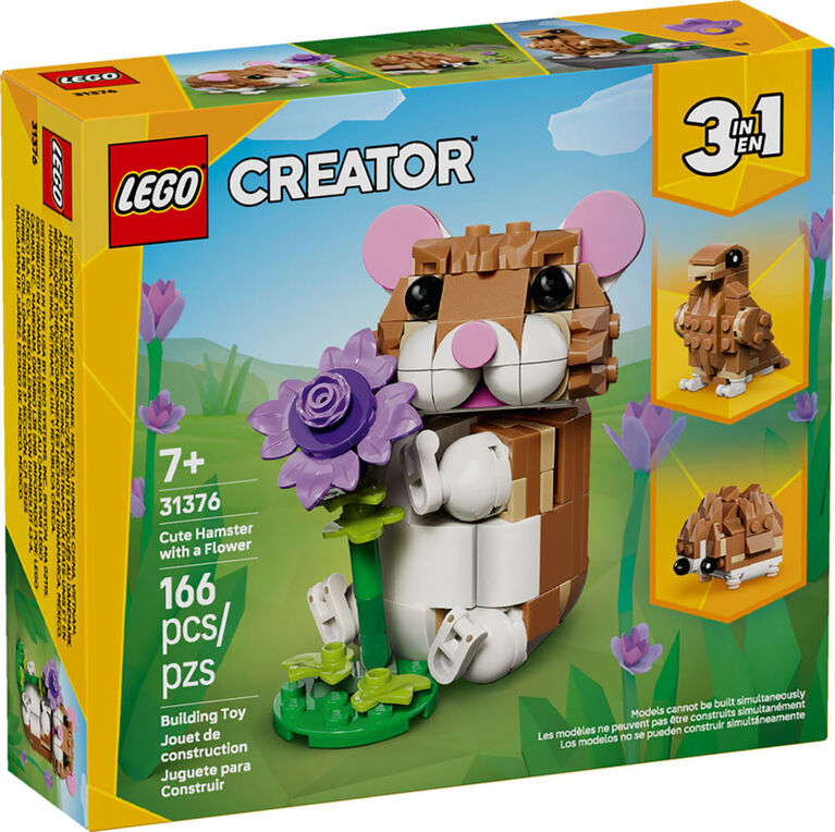 31376 Creator - Cute Hamster with a Flower – Buddies Toys