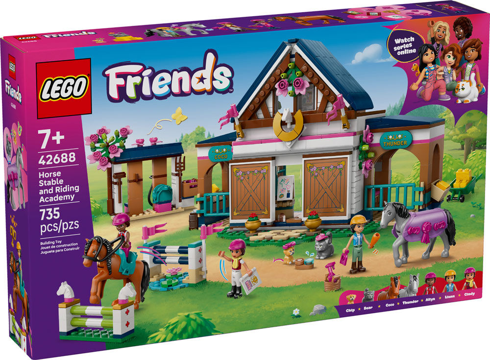 42688 Friends - Horse Stable and Riding Academy – Buddies Toys
