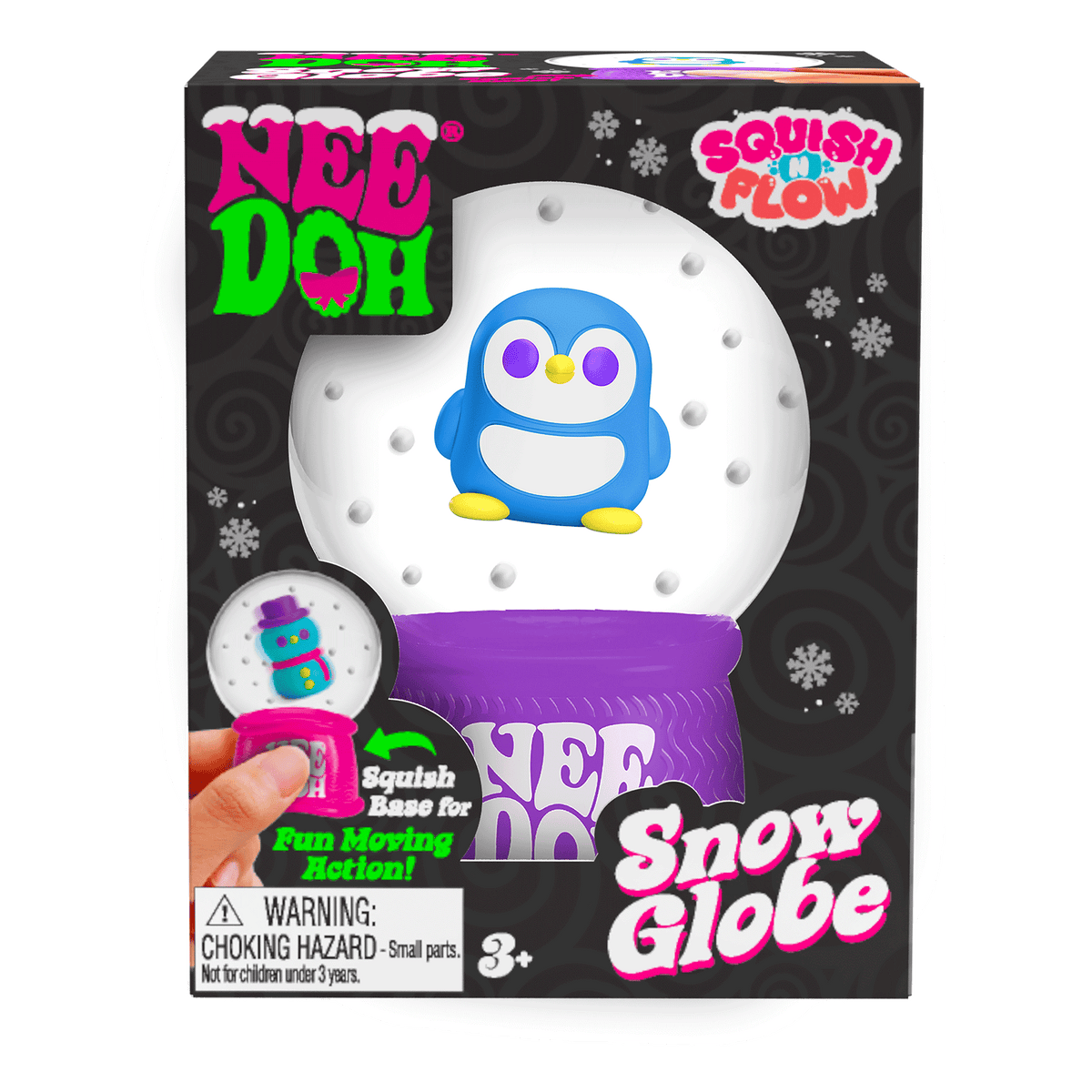 Nee Doh - Squishmas Squish & Flow Snow Globe Assorted – Buddies Toys